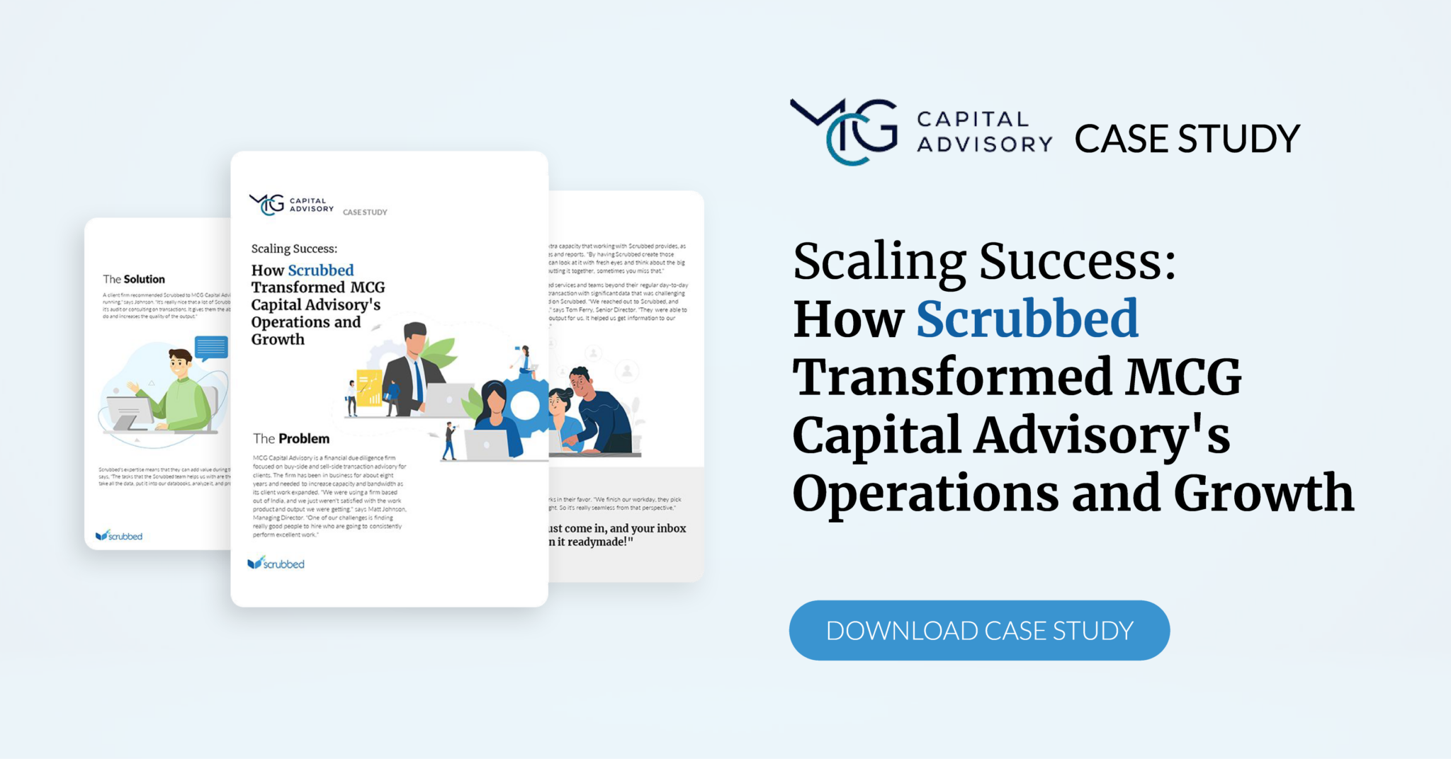 MCG Case Study: Scaling Success: How Scrubbed Transformed MCG Capital Advisory’s Operations and ...